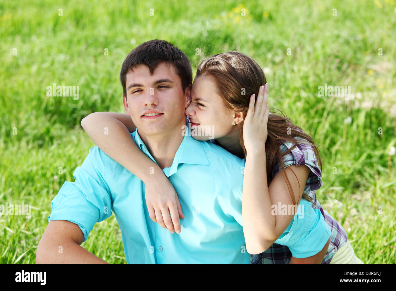 love hug of two lowers Stock Photo - Alamy