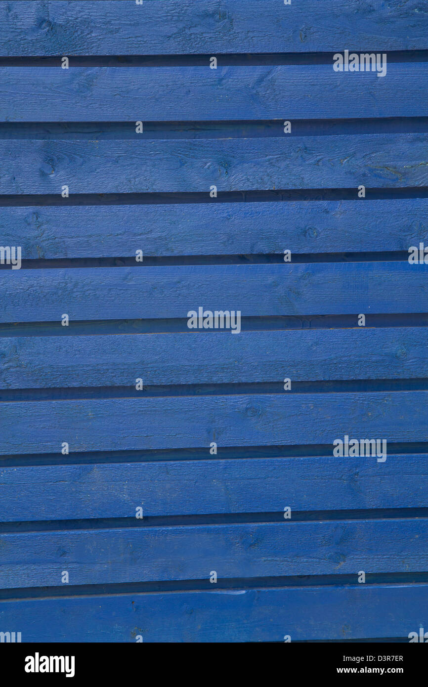 Blue wooden plank wall Stock Photo - Alamy
