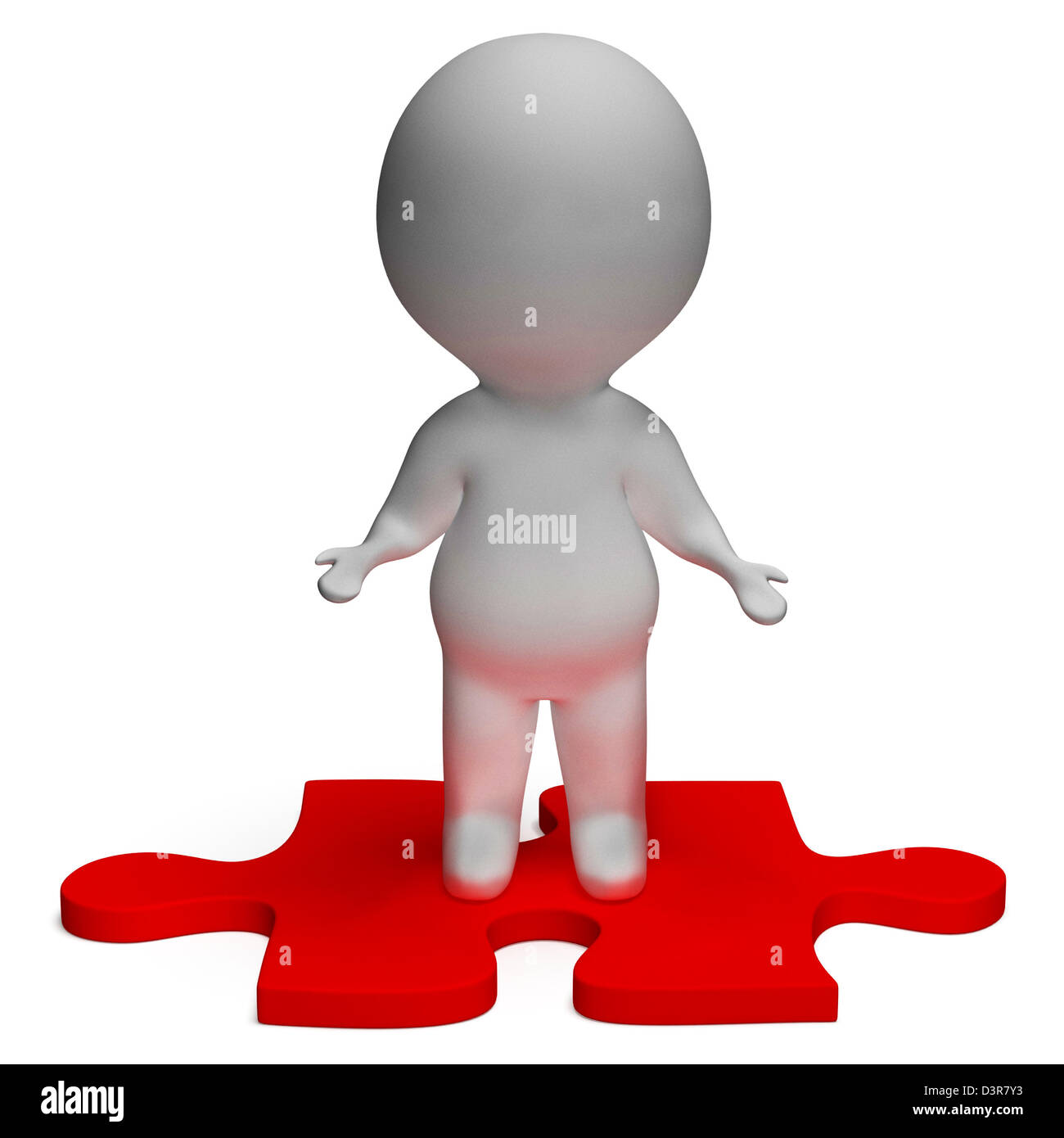 Shrug And 3d Character Showing Ignorance And Incomprehension Stock ...