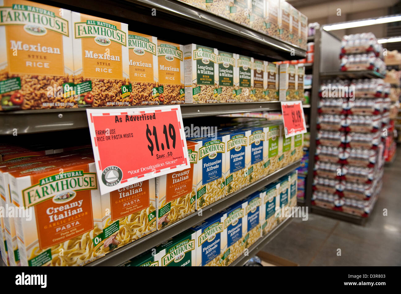 Seattle, USA, Special for food in a supermarket Stock Photo - Alamy