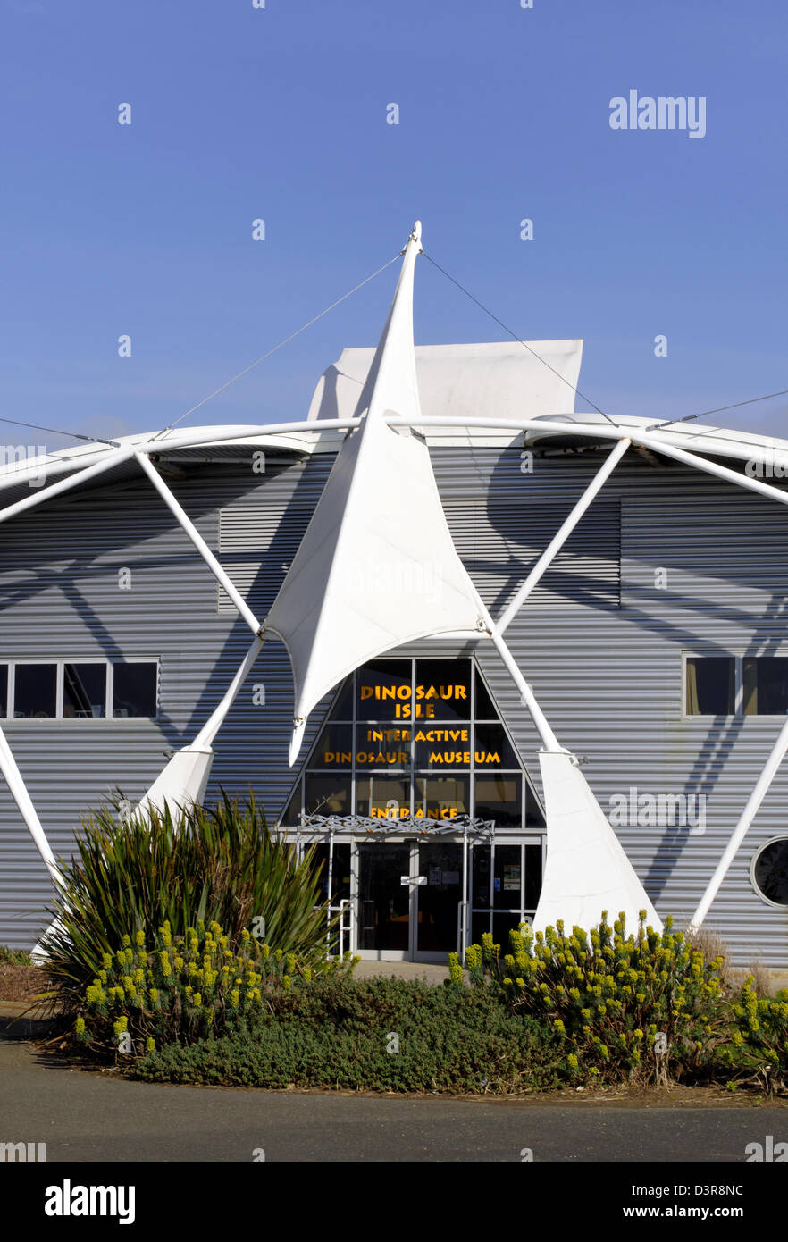 Dinosaur isle building hi-res stock photography and images - Alamy