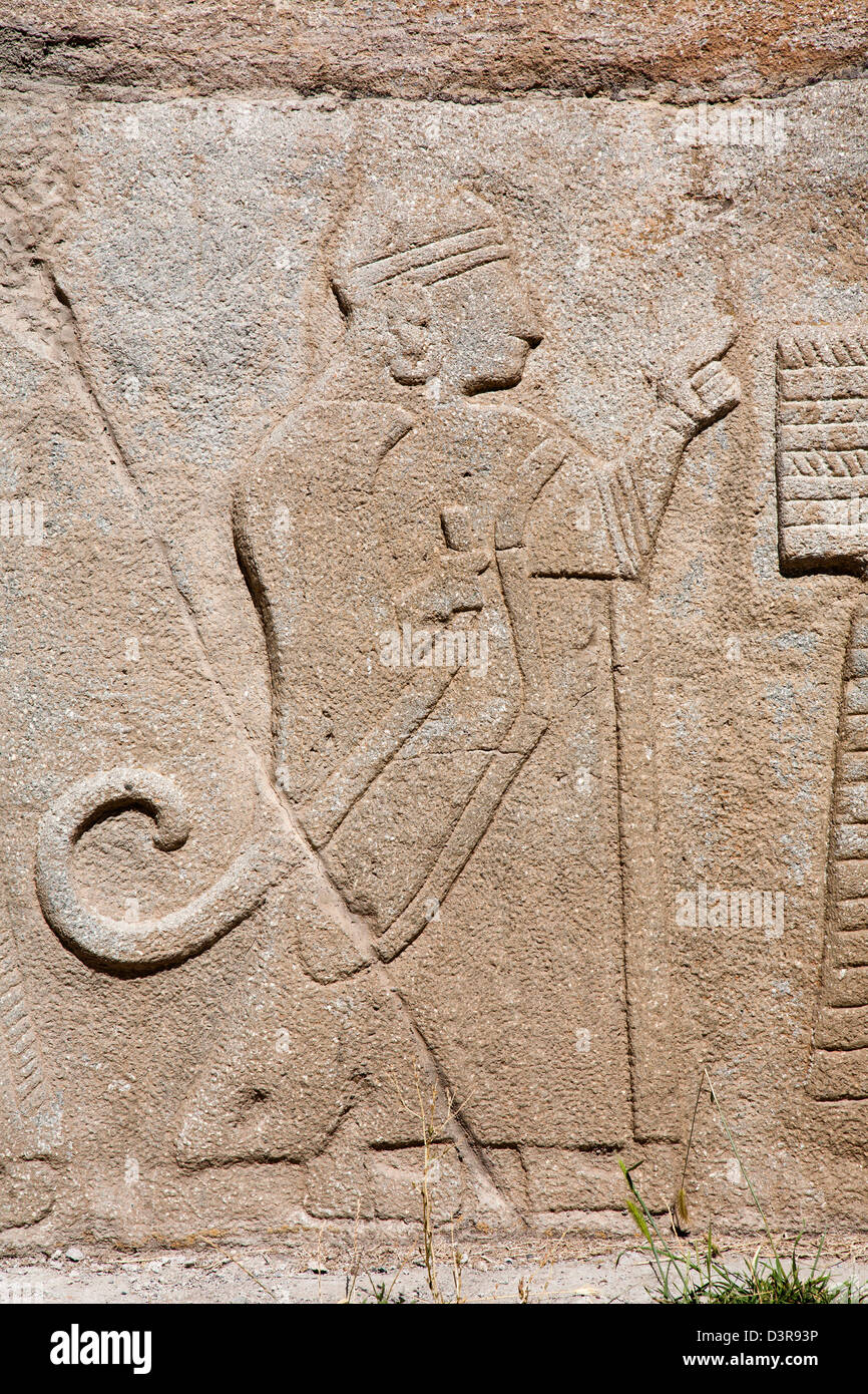 reliefs, sphinx gate, archaeological area, alacahoyuk, hattusa area ...