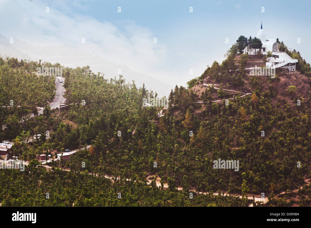 Santura Devi Temple on hill, Mussoorie, Uttarakhand, India Stock Photo ...