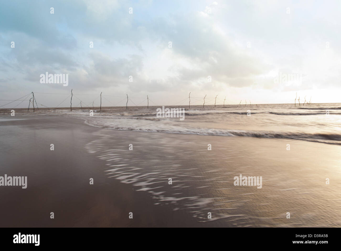 Hazira Beach at sunset, Surat, Gujarat, India Stock Photo - Alamy