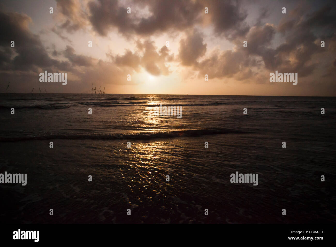 Hazira Beach at sunset, Surat, Gujarat, India Stock Photo - Alamy