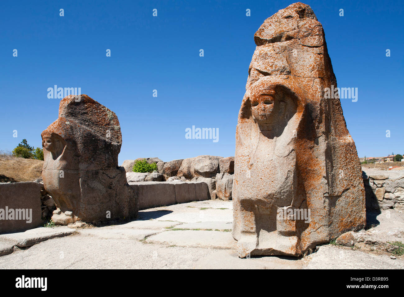 sphinx gate, archaeological area, alacahoyuk, hattusa area, central ...