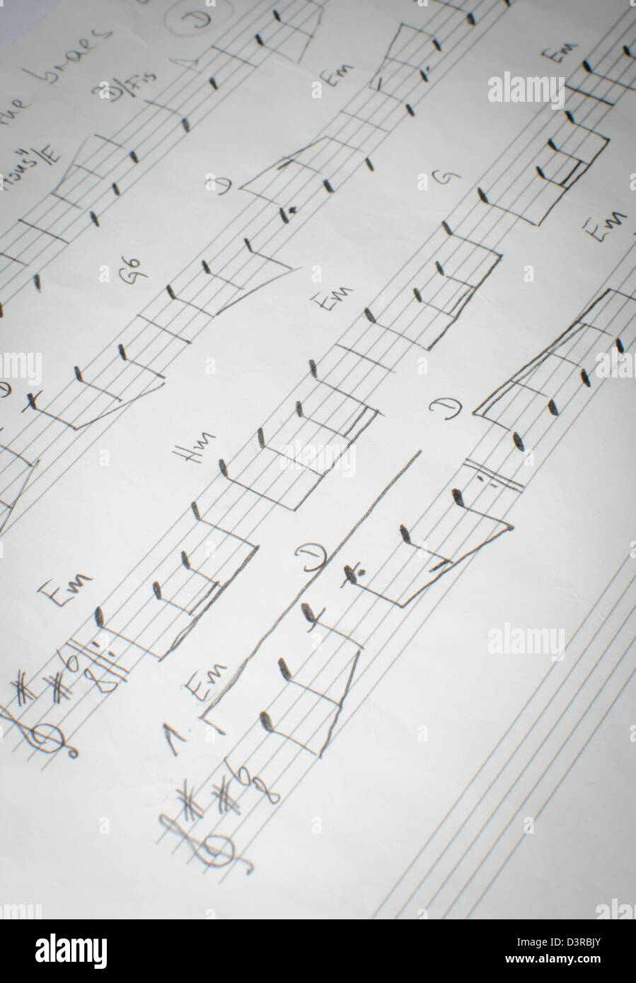 Beat sheet hi-res stock photography and images - Alamy