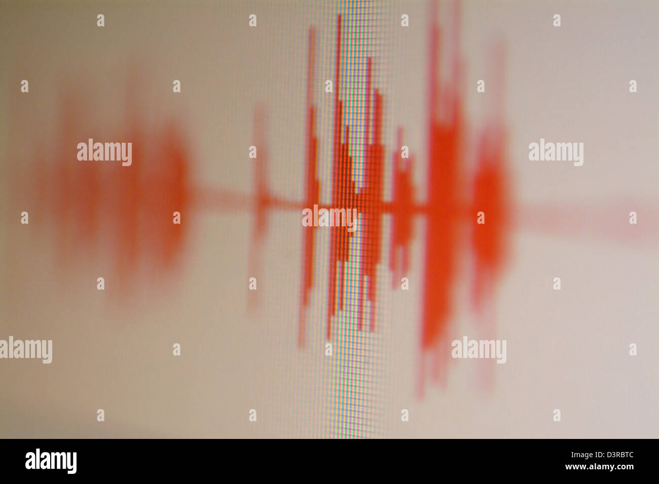 Berlin, Germany, one audio stream on a monitor Stock Photo - Alamy