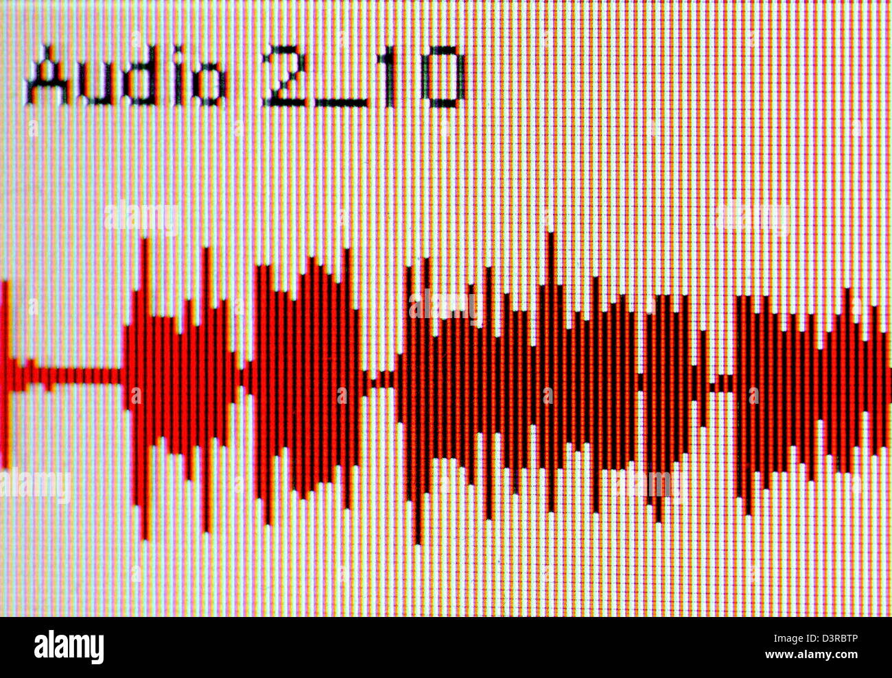 Audio frequency hi-res stock photography and images - Alamy
