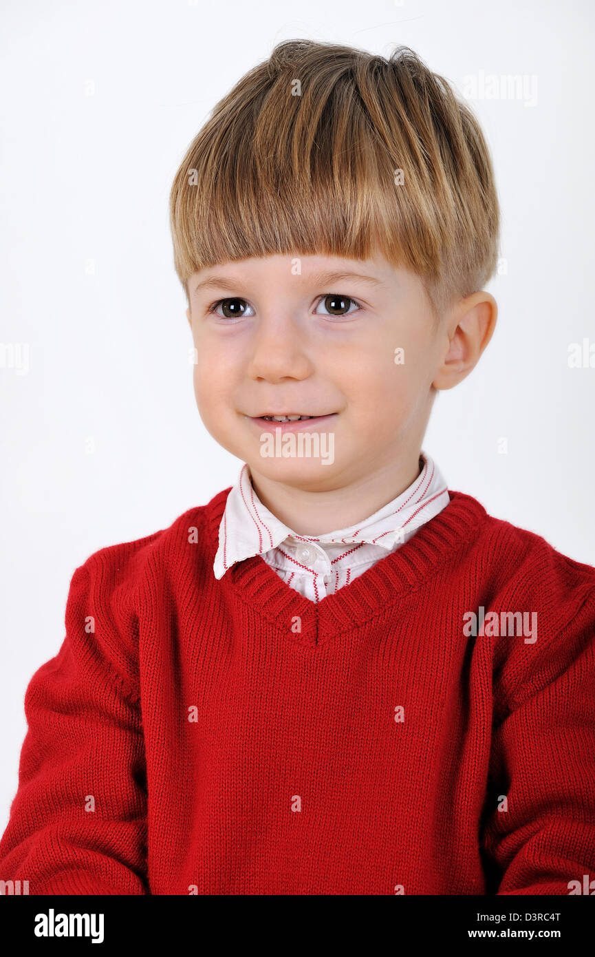 little boy on a light background Stock Photo - Alamy