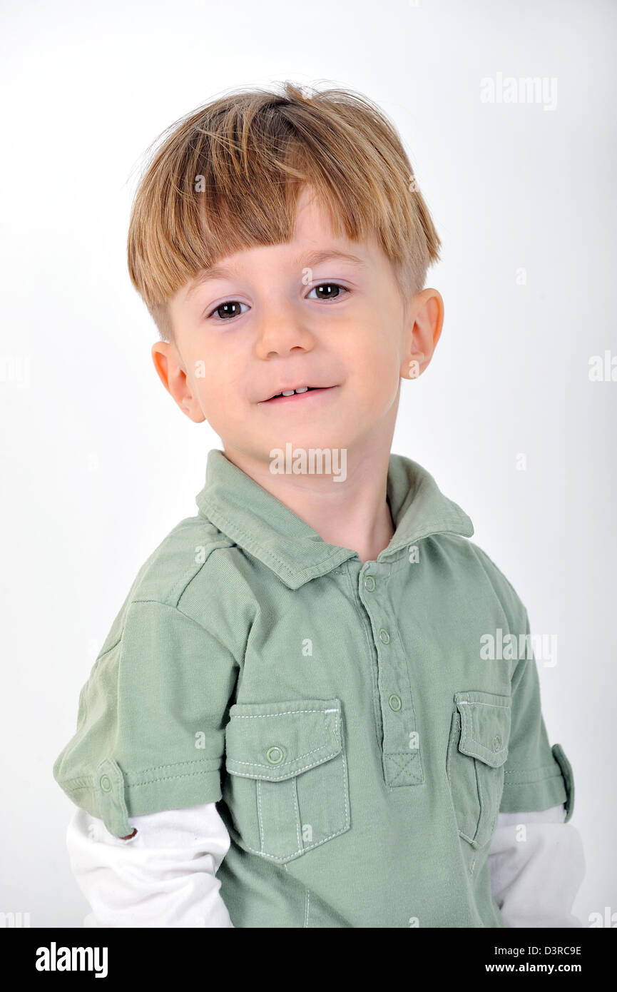 little boy on a light background Stock Photo - Alamy