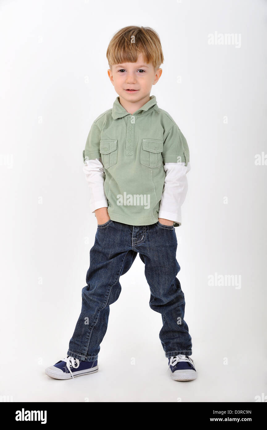boy with hands in pockets Stock Photo - Alamy