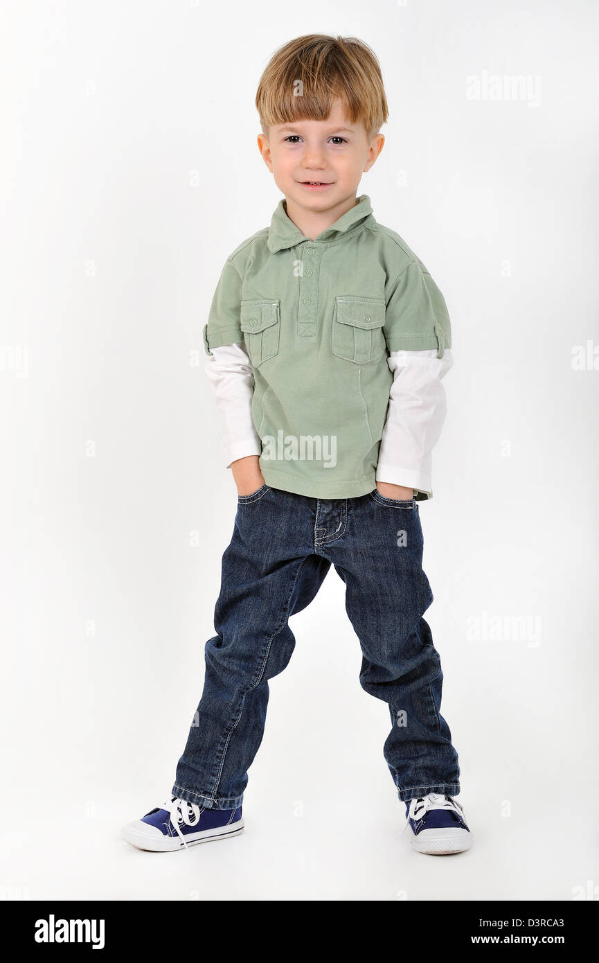 boy on white background Stock Photo - Alamy