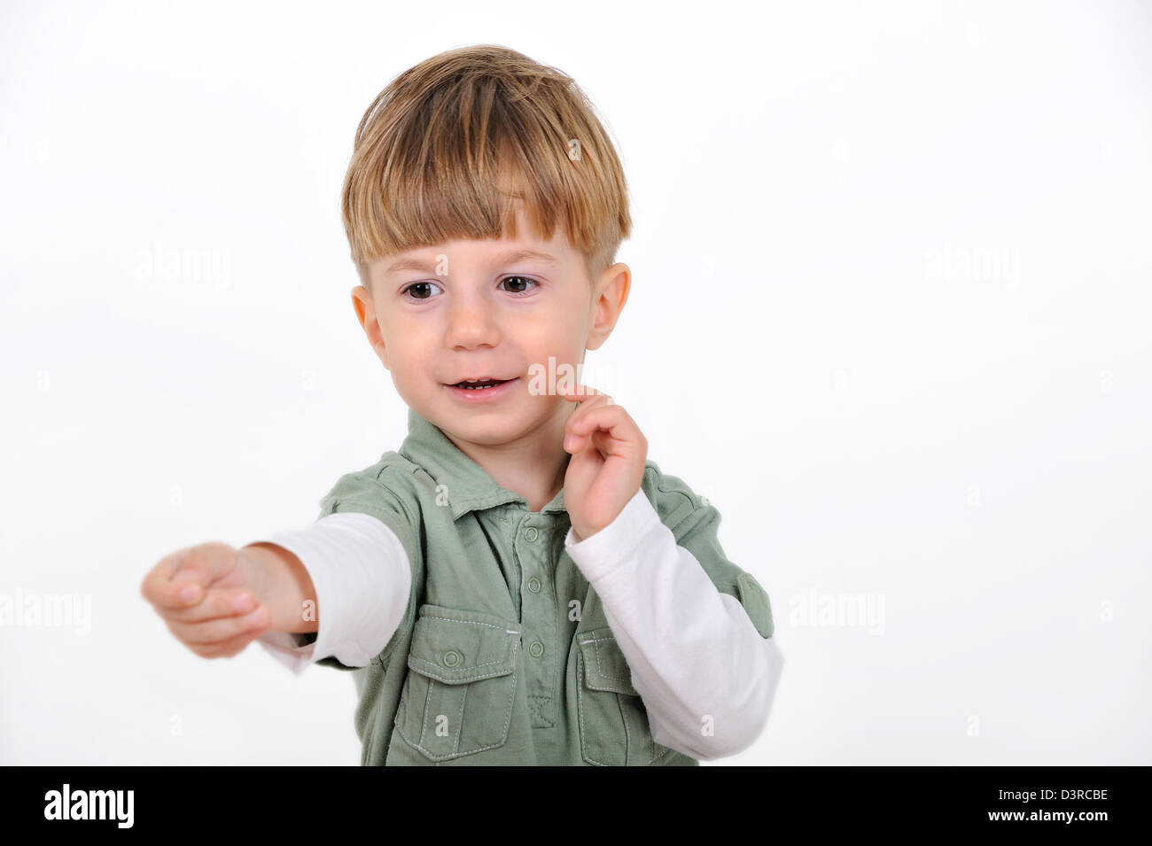 child with outstretched hand Stock Photo - Alamy