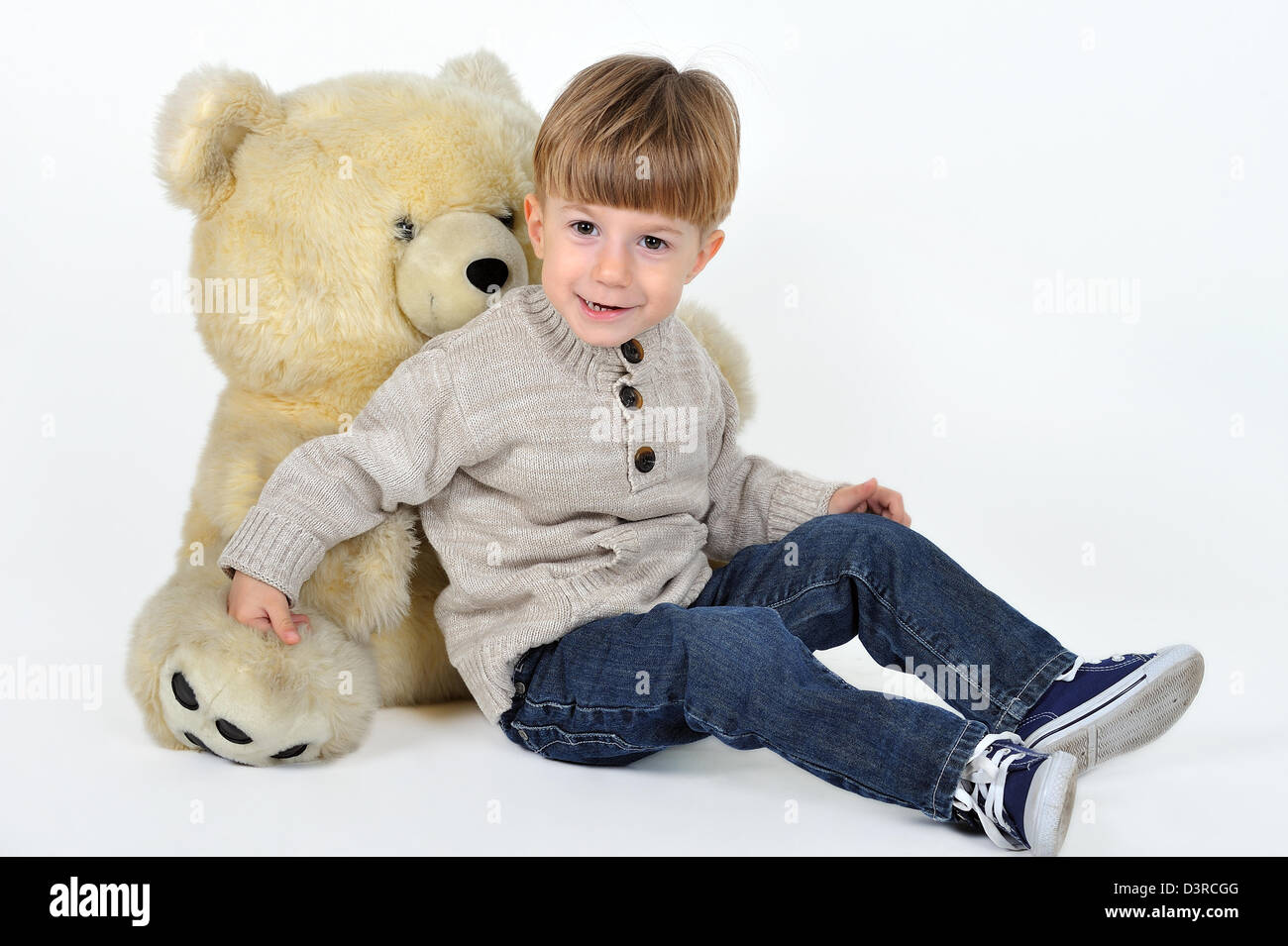 boy with teddy bear Stock Photo - Alamy