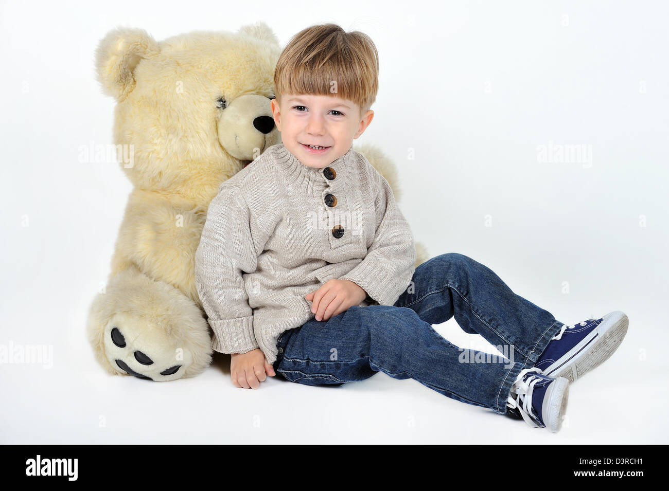 boy with teddy bear Stock Photo - Alamy
