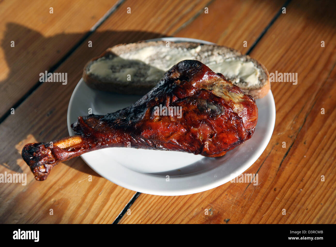 Berlin, Germany, turkey legs with bread Stock Photo - Alamy