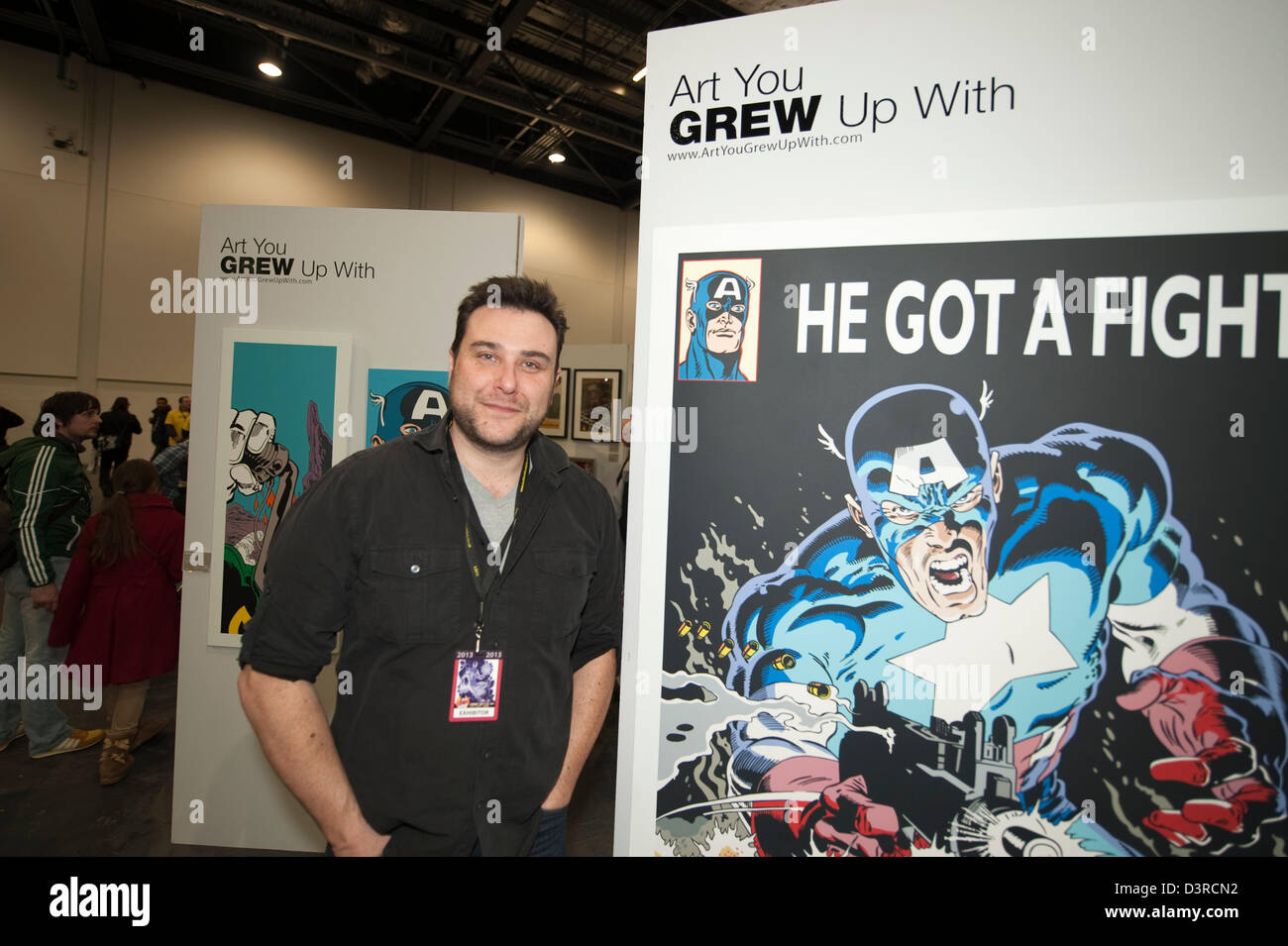 23rd February 2013, London, UK. The Super Comic Convention features ...