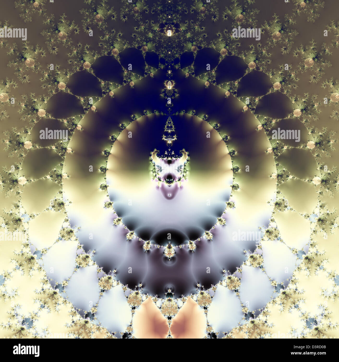 Original fractal design, abstract art, psychedelic sun Stock Photo - Alamy