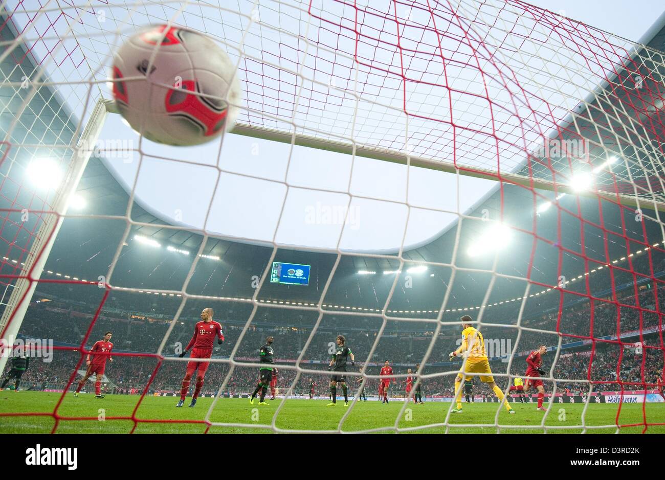 Stadium from inside goal hi-res stock photography and images - Alamy