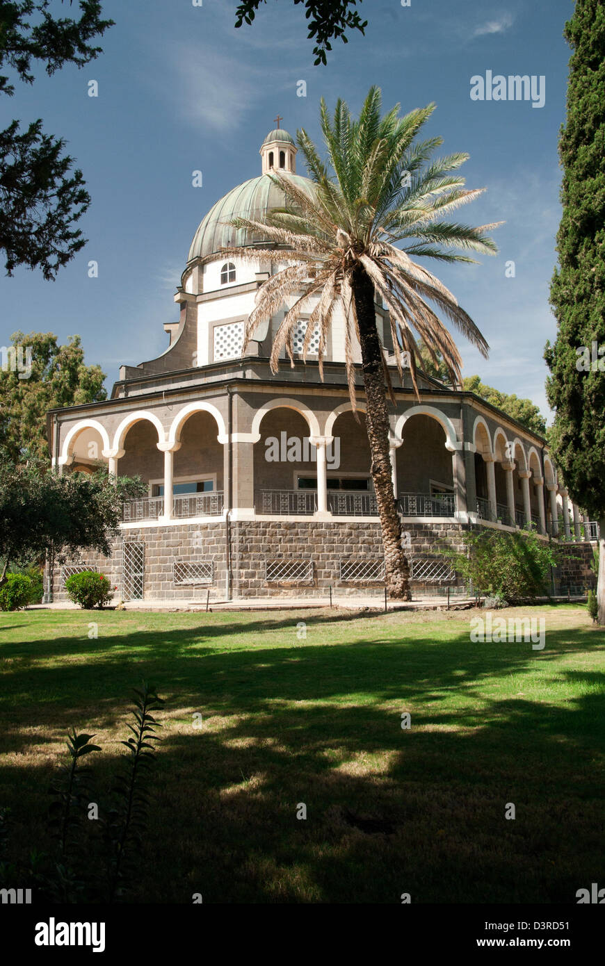 The Mount of the Beatitudes, where Jesus delivered the Sermon on the ...