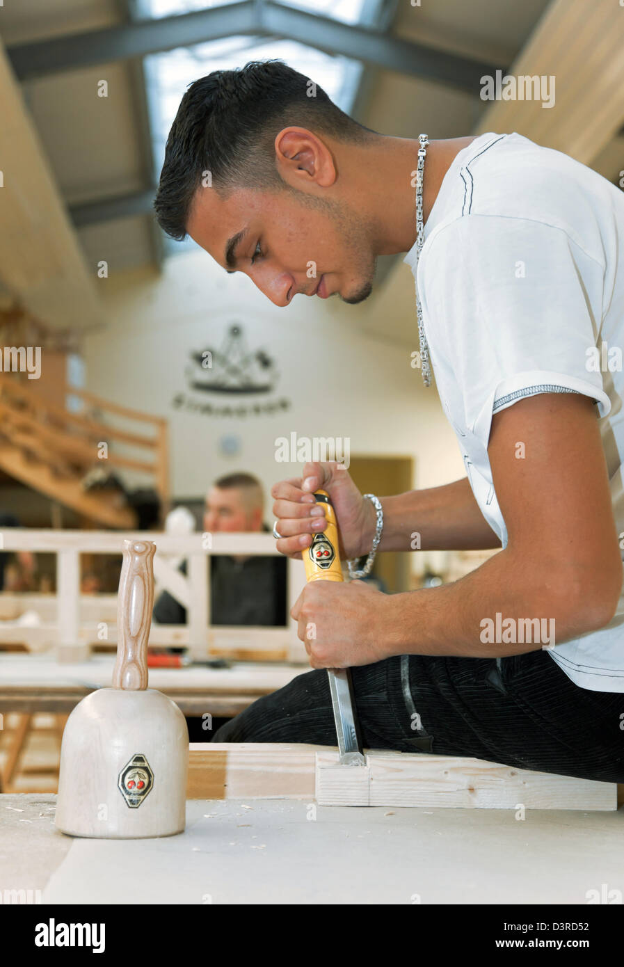 Berlin, Germany, artisan carpentry training at the Berlin Lehrbauhof ...