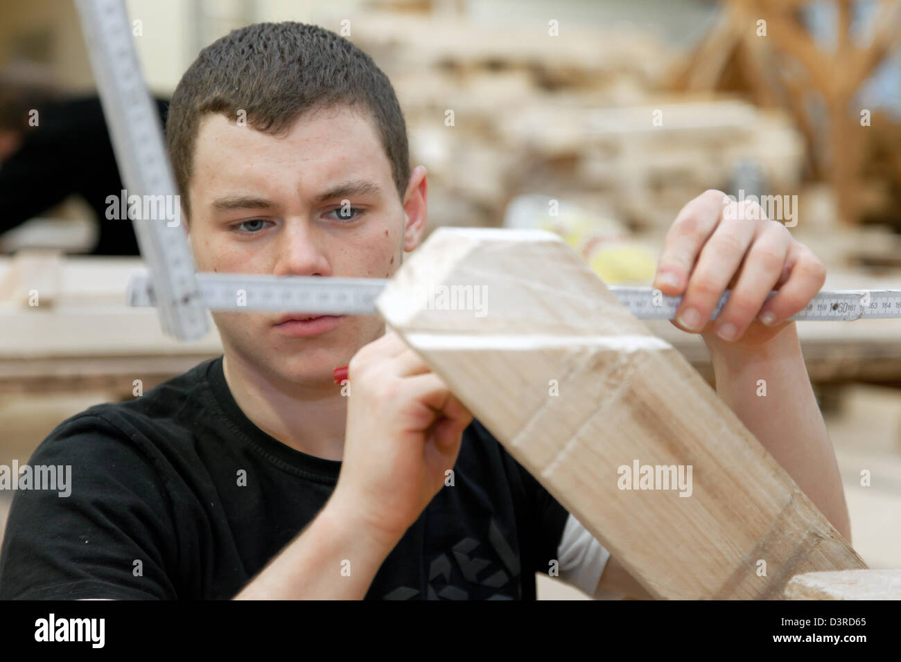 Berlin, Germany, artisan carpentry training at the Berlin Lehrbauhof ...