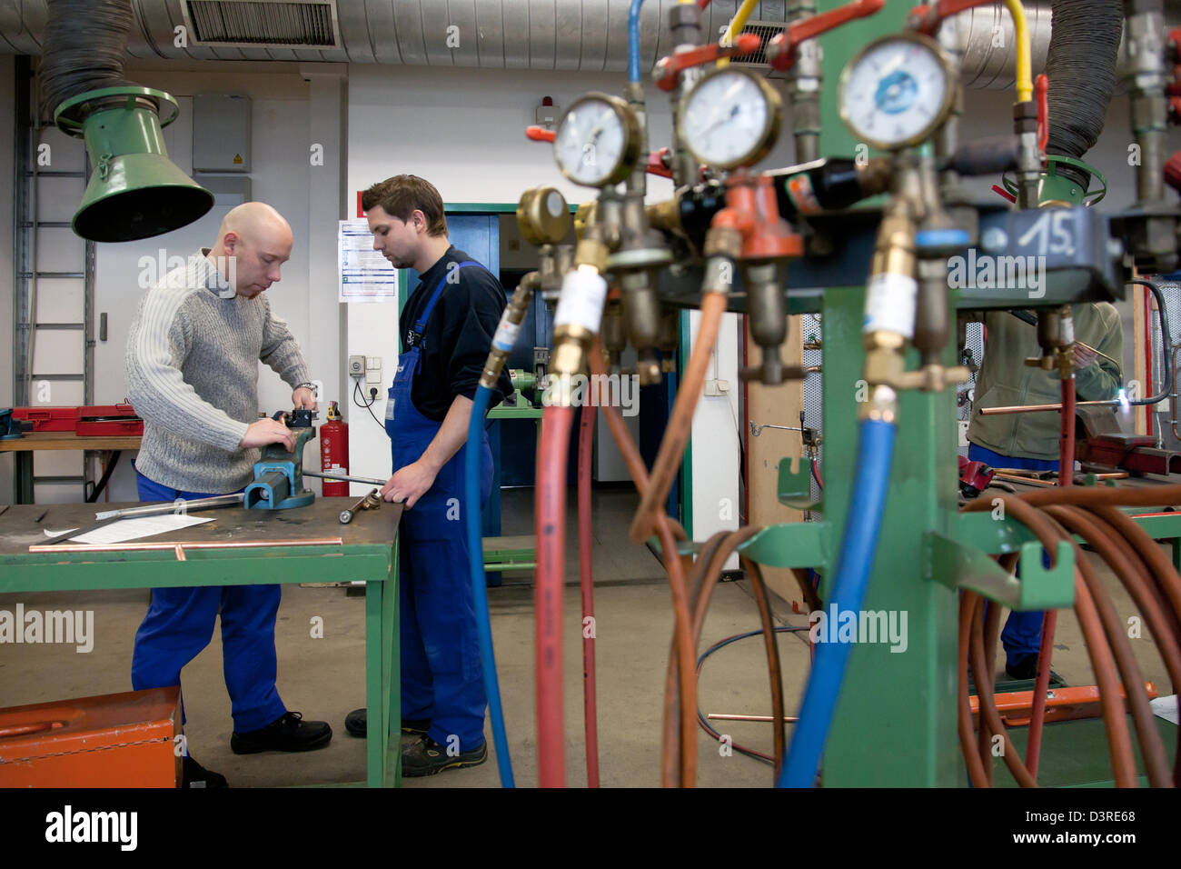 Heating installation hi-res stock photography and images - Alamy