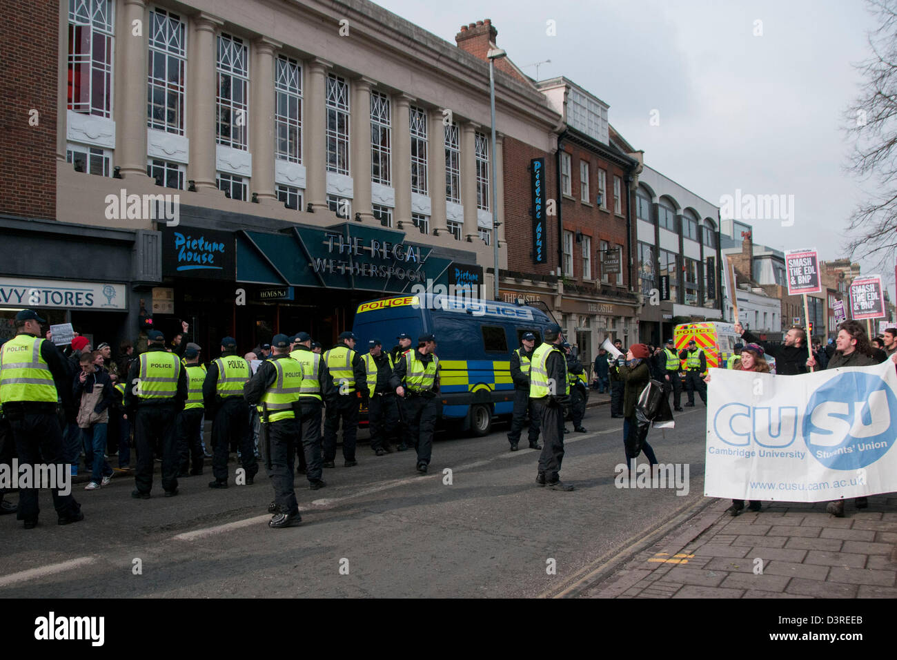 University protest fascist hi-res stock photography and images - Alamy