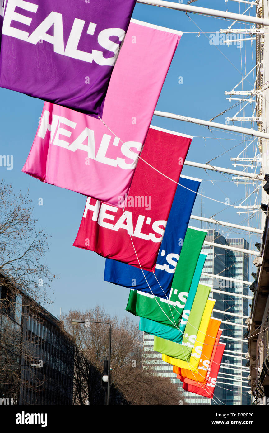 Heal's department store on Tottenham Court Road, London, United Kingdom ...