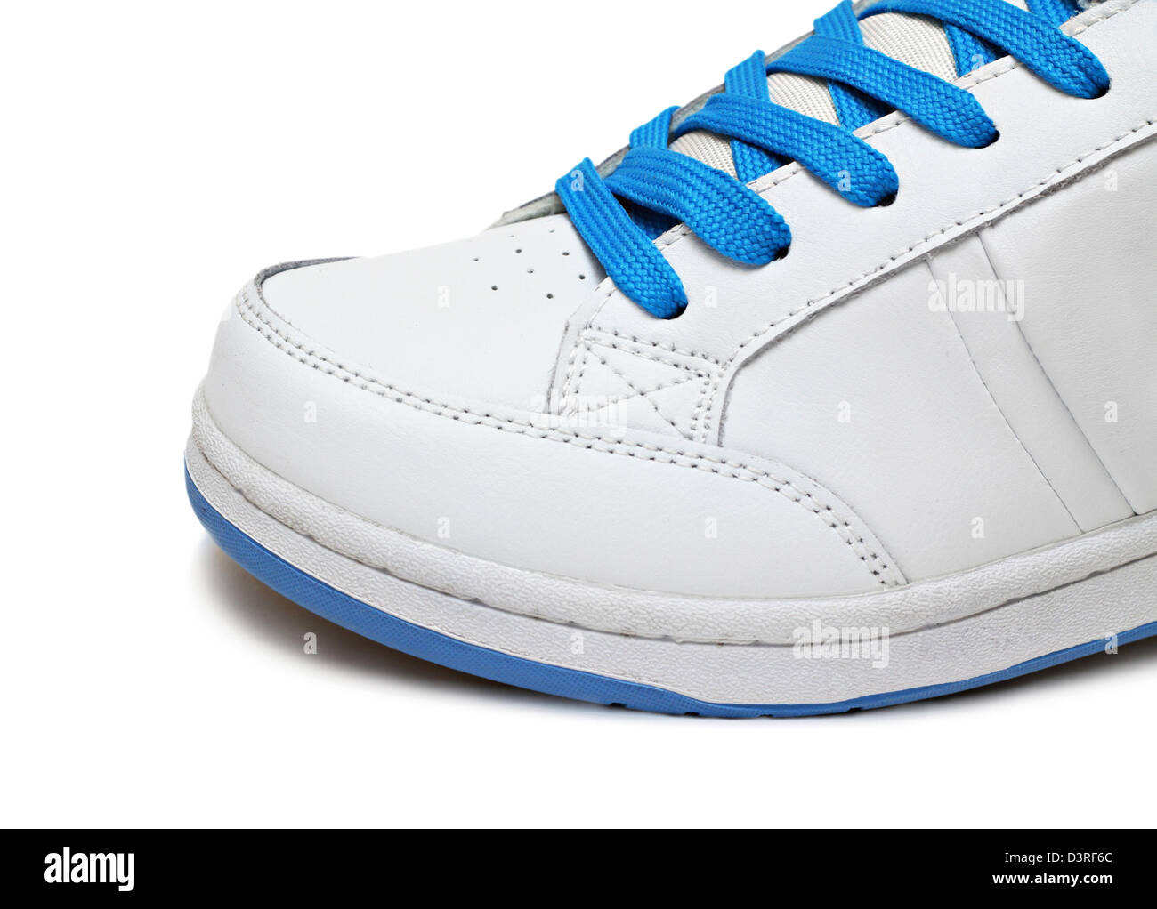 White sport shoe isolated on a white background Stock Photo - Alamy