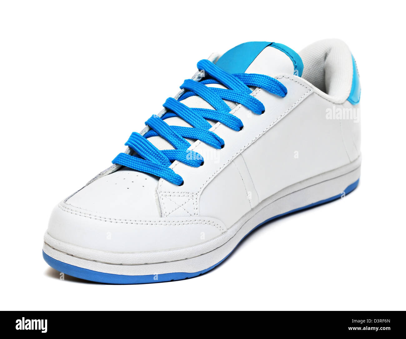 White sport shoe isolated on white background Stock Photo - Alamy