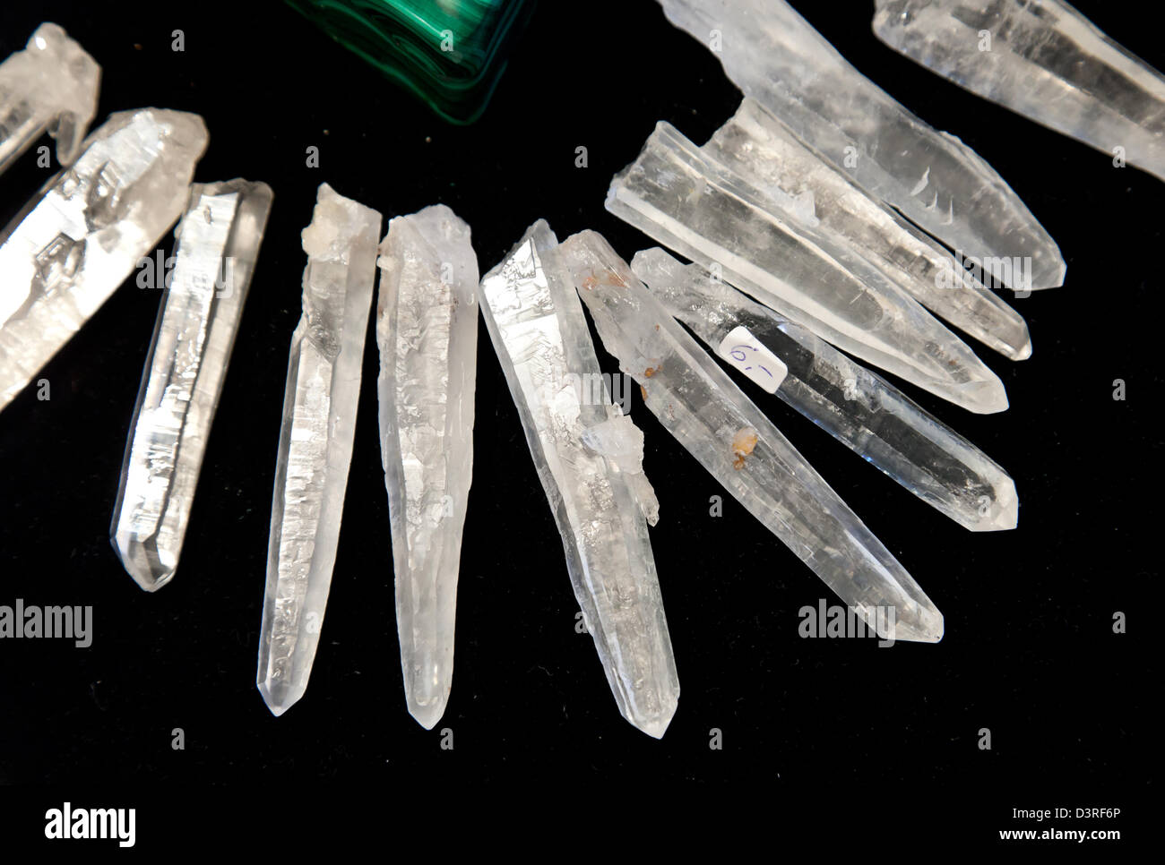 Berlin, Germany, rock crystal in the offer on the esoteric fair Stock ...