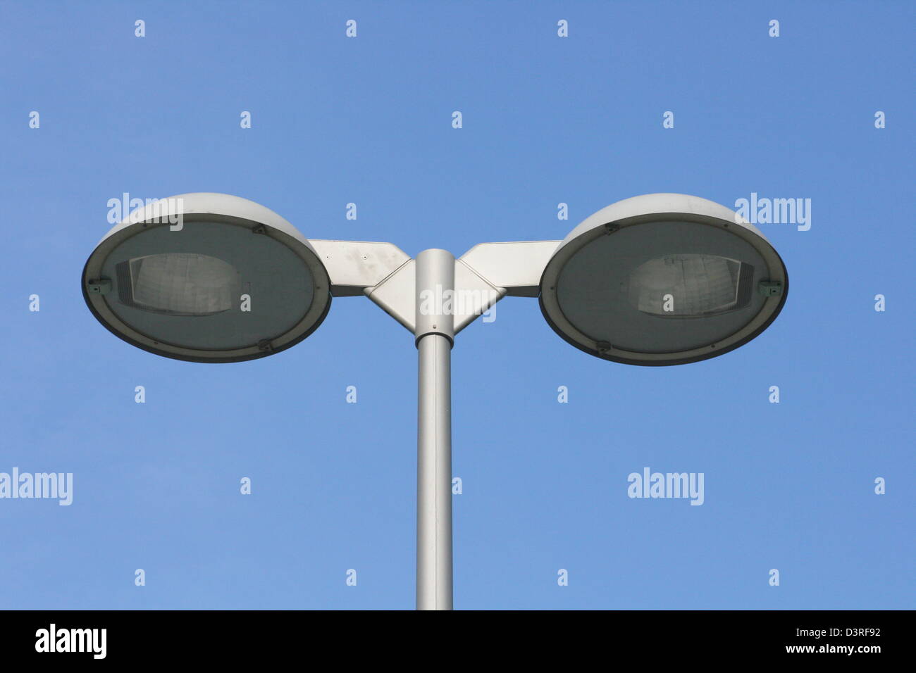 Street light with two lamps Stock Photo - Alamy