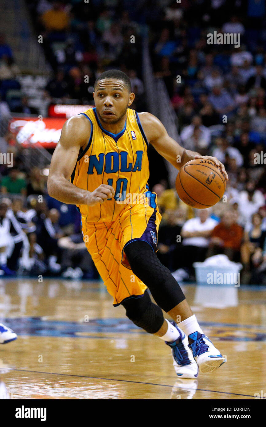 New Orleans, USA. 22nd February 2013. New Orleans Hornets shooting ...