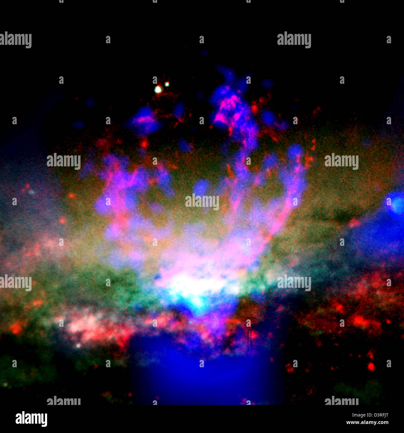 NGC 3079 A Spiral Galaxy About 55 Million Light Years From Earth Stock ngc-3079-a-spiral-galaxy-about-55-million-light-years-from-earth-stock