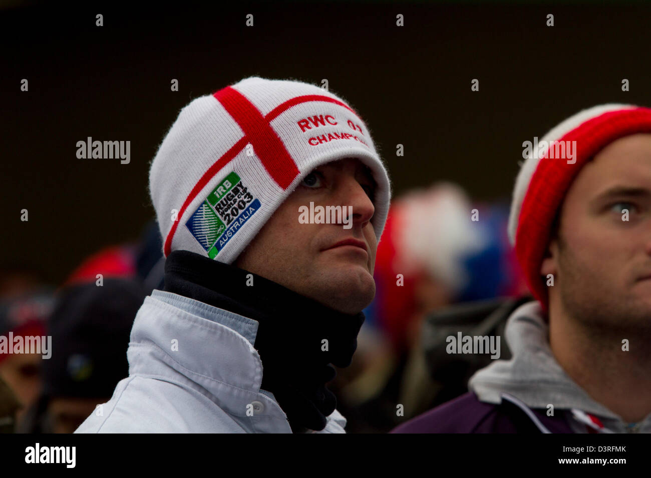 English rugby supporters hi-res stock photography and images - Alamy