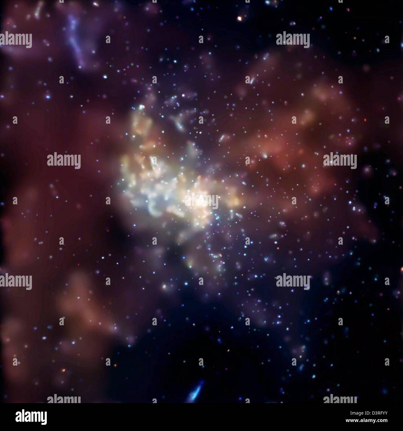 The supermassive black hole at the center of our Galaxy Stock Photo - Alamy