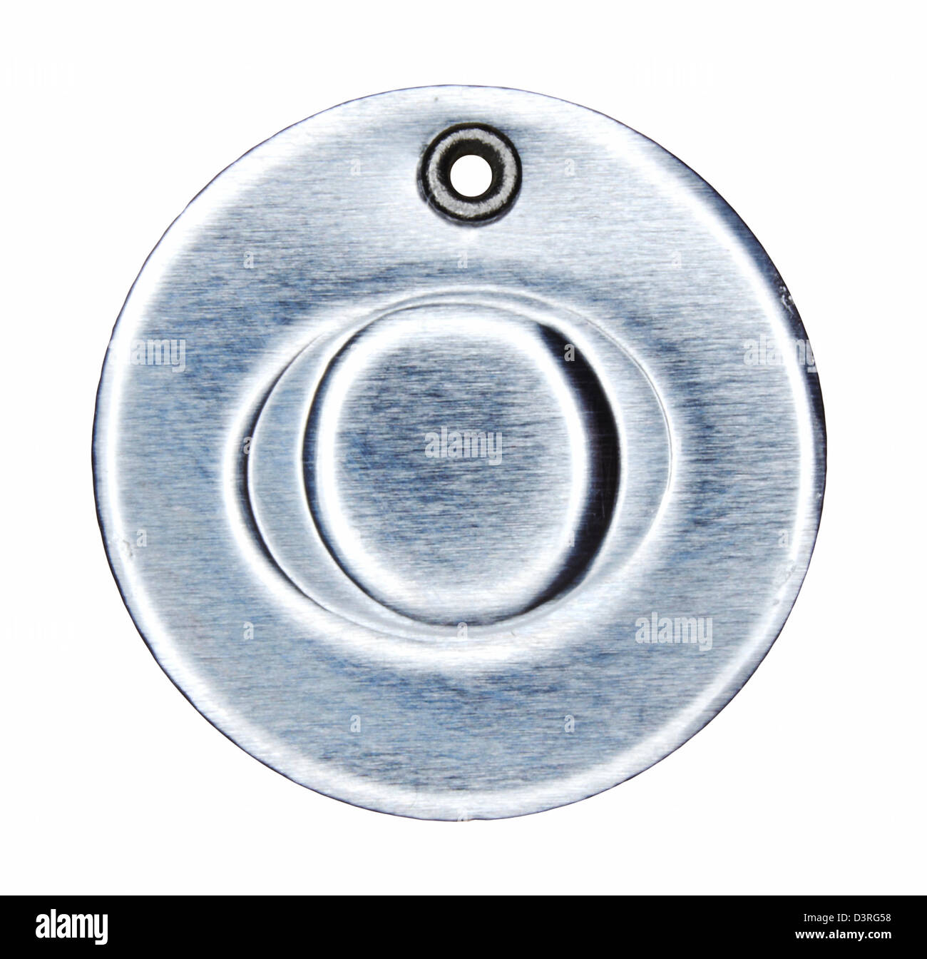 Brushed metal letter of the alphabet O Stock Photo - Alamy