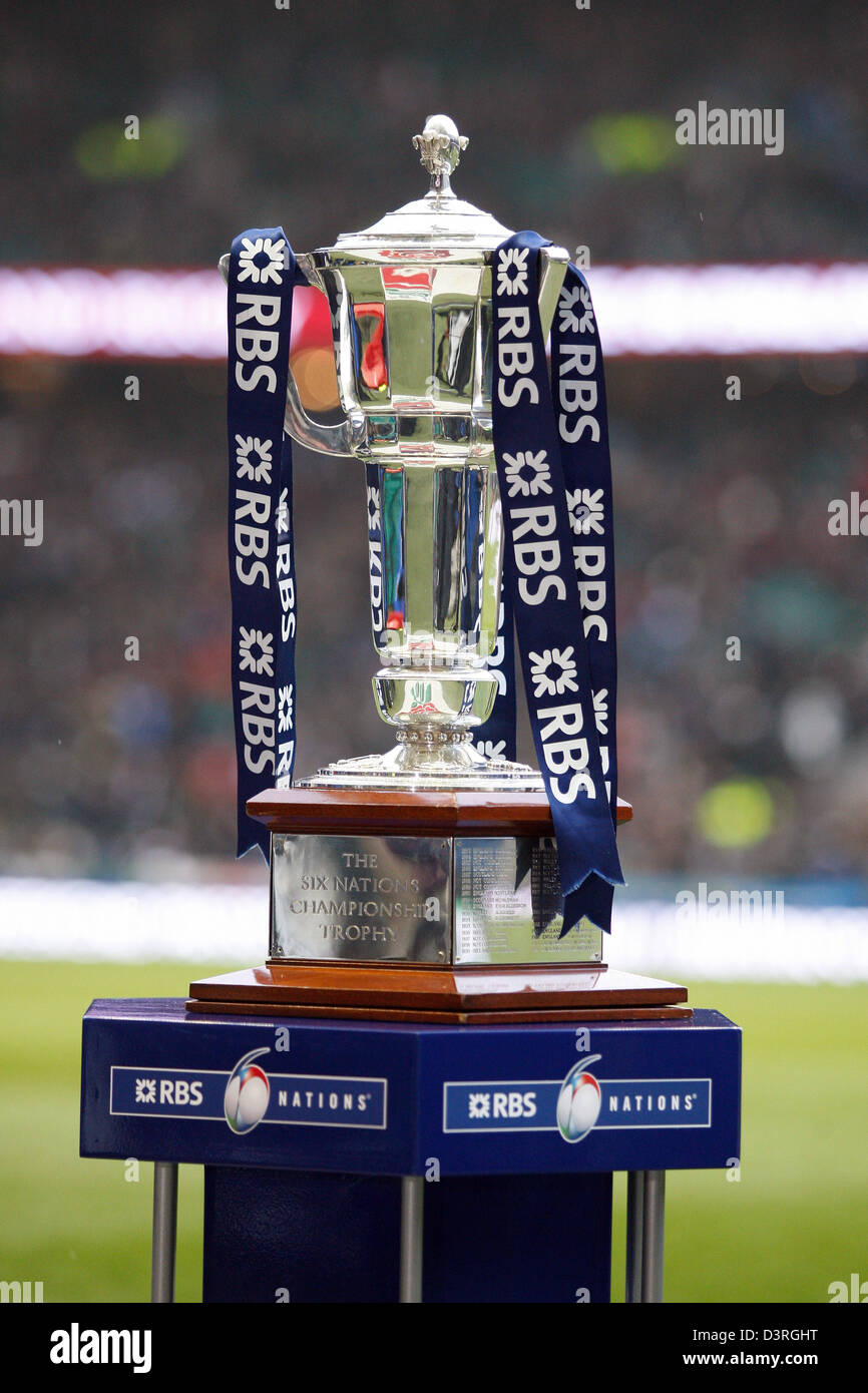 RBS SIX NATIONS TROPHY ENGLAND V FRANCE RU TWICKENHAM MIDDLESEX ENGLAND ...