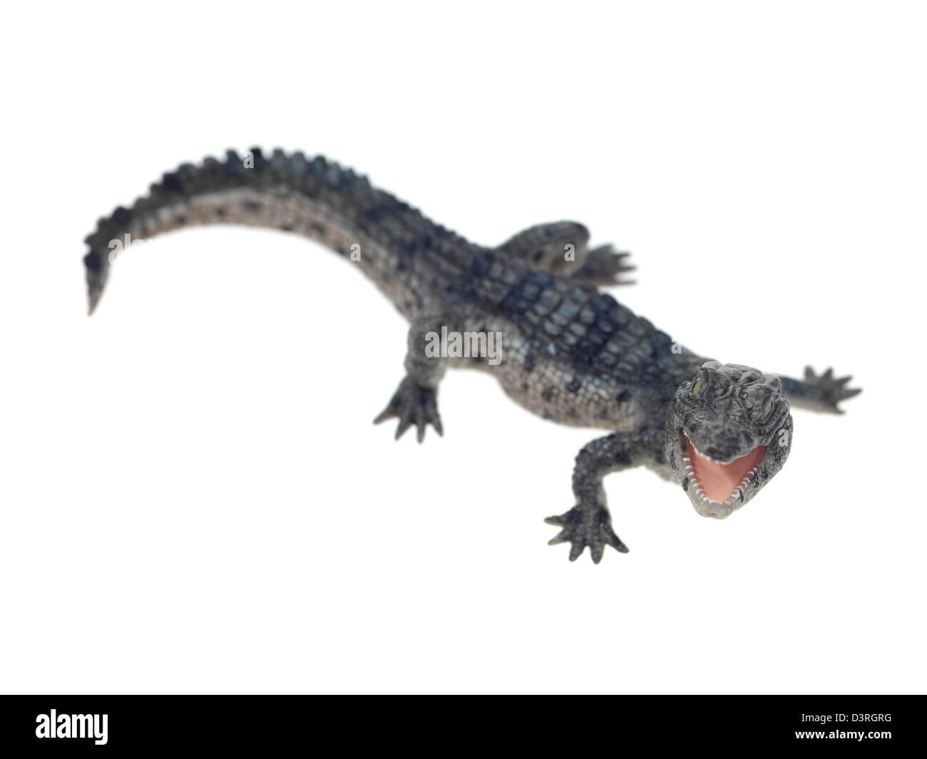 Toy animals isolated against a white background Stock Photo - Alamy