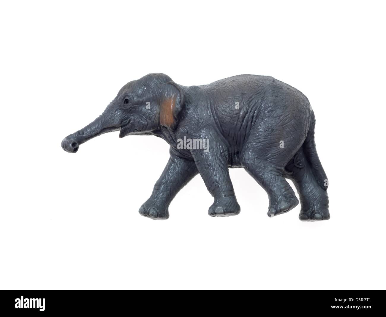 Toy animals isolated against a white background Stock Photo - Alamy