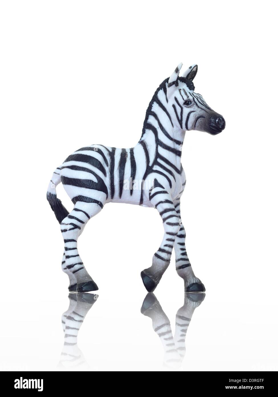 Toy animals isolated against a white background Stock Photo - Alamy