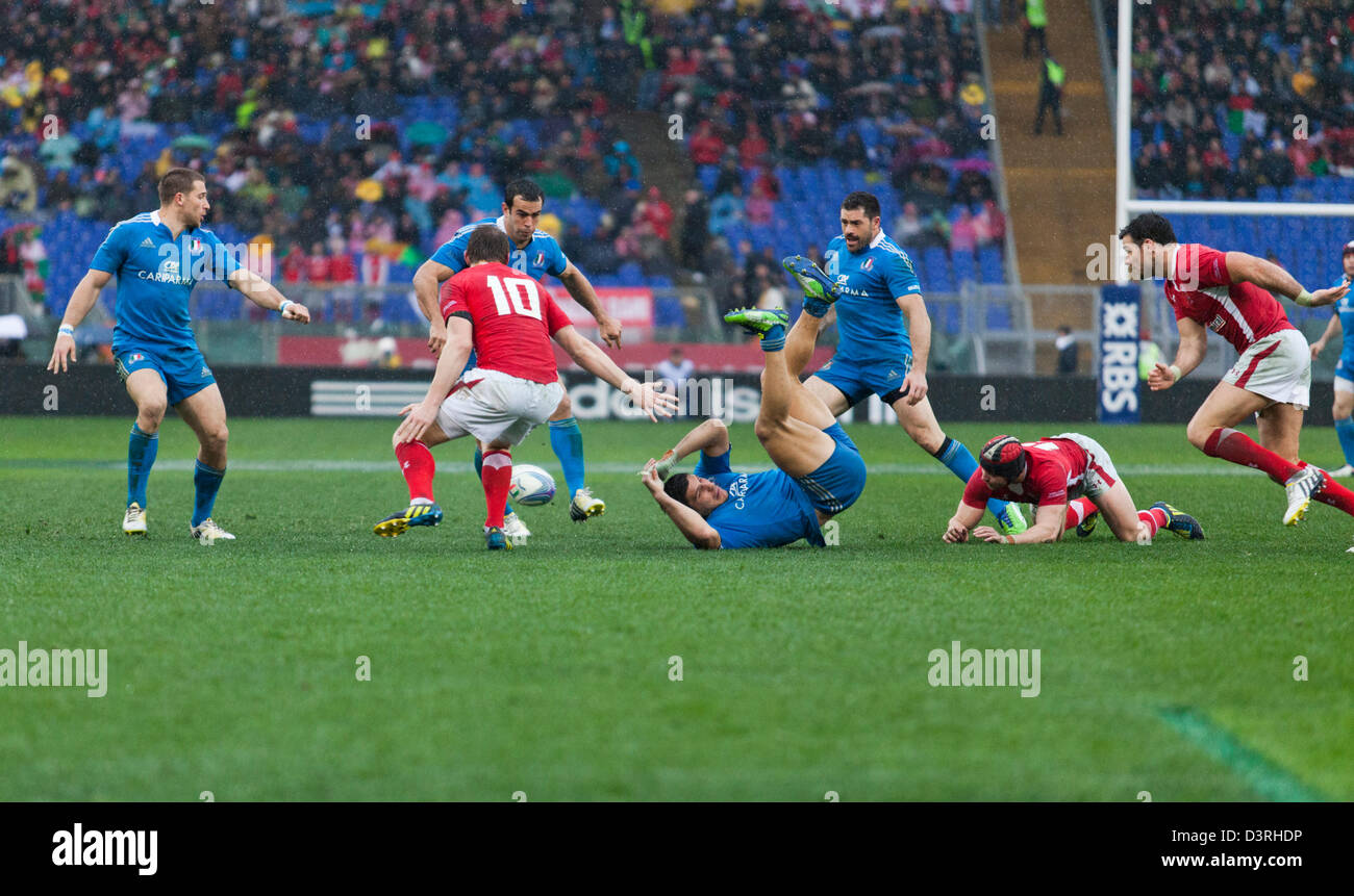 Rome, Italy. 23rd Feb, 2013. Six Nations rugby. Italy vs Wales Roma ...