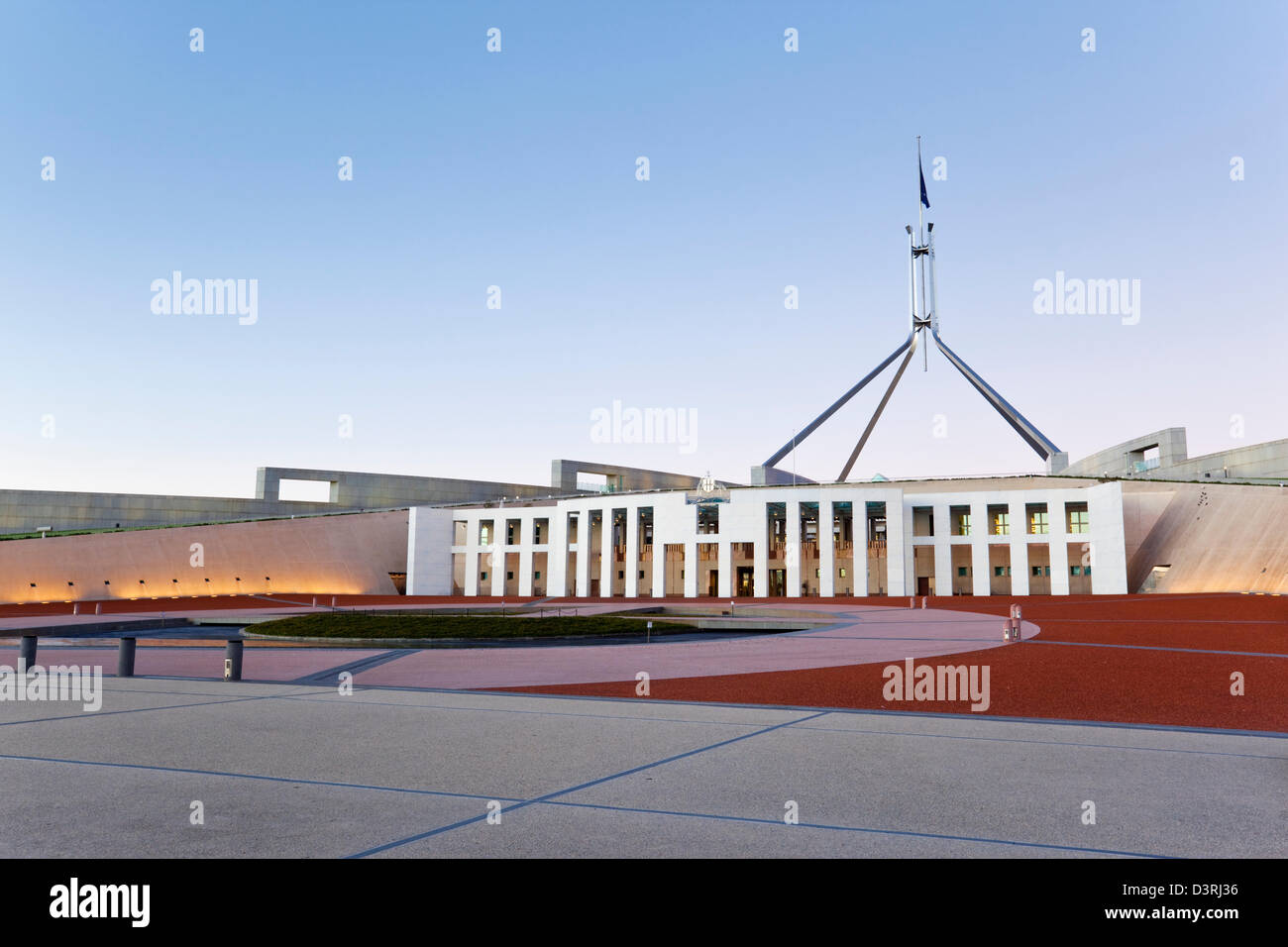 Parliament House at Capital Hill. Canberra, Australian Capital ...