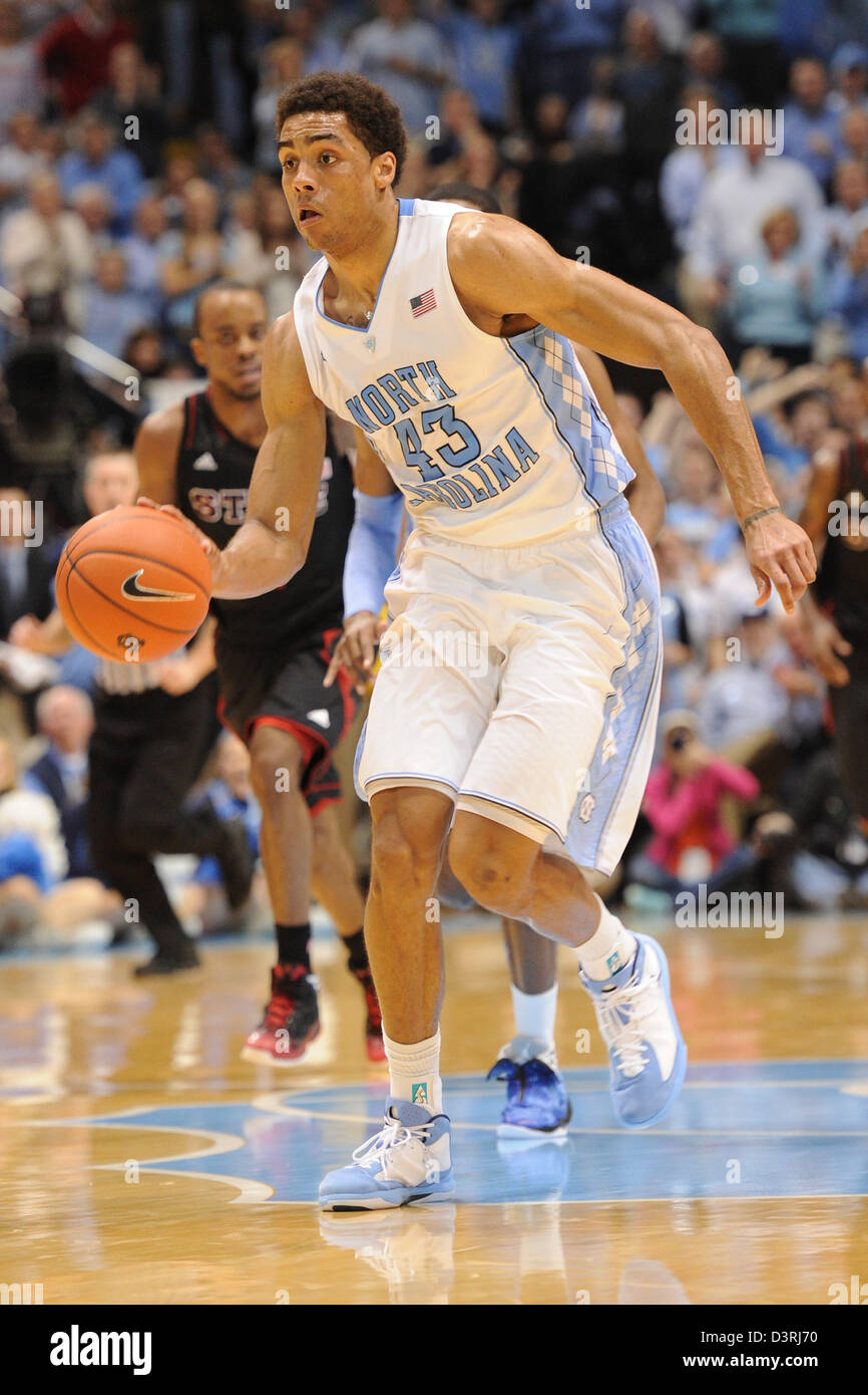 Chapel Hill, NC, U.S. 23rd Feb, 2013. North Carolina Tar Heels forward ...