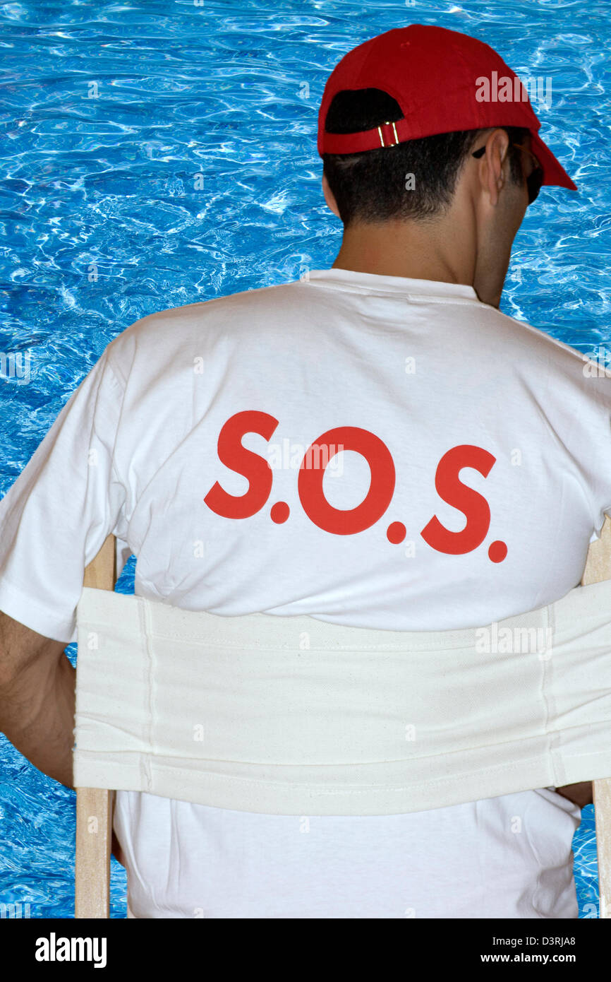 Swimming Pool Supervision Stock Photo - Alamy