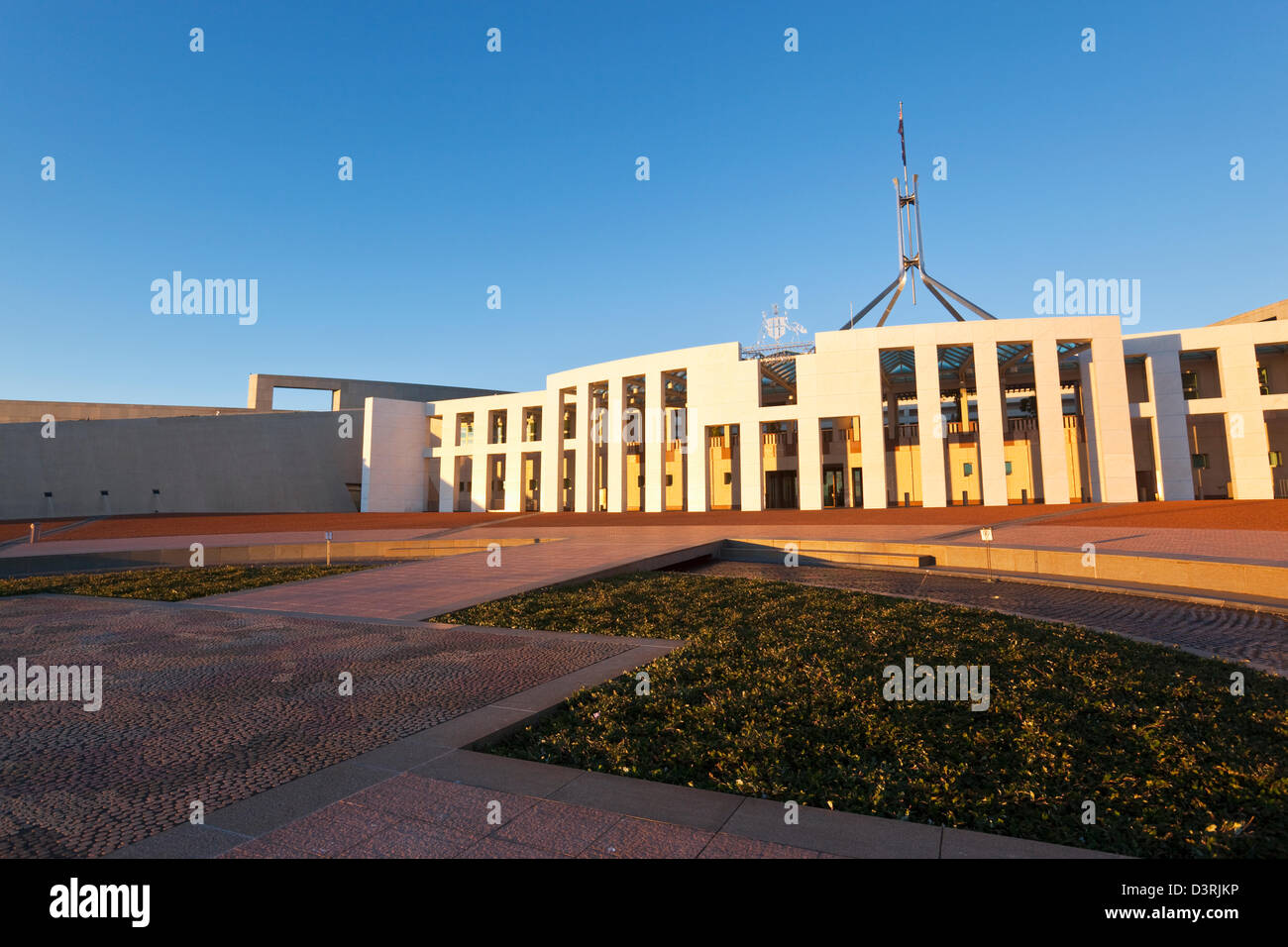 Parliament House at Capital Hill. Canberra, Australian Capital ...