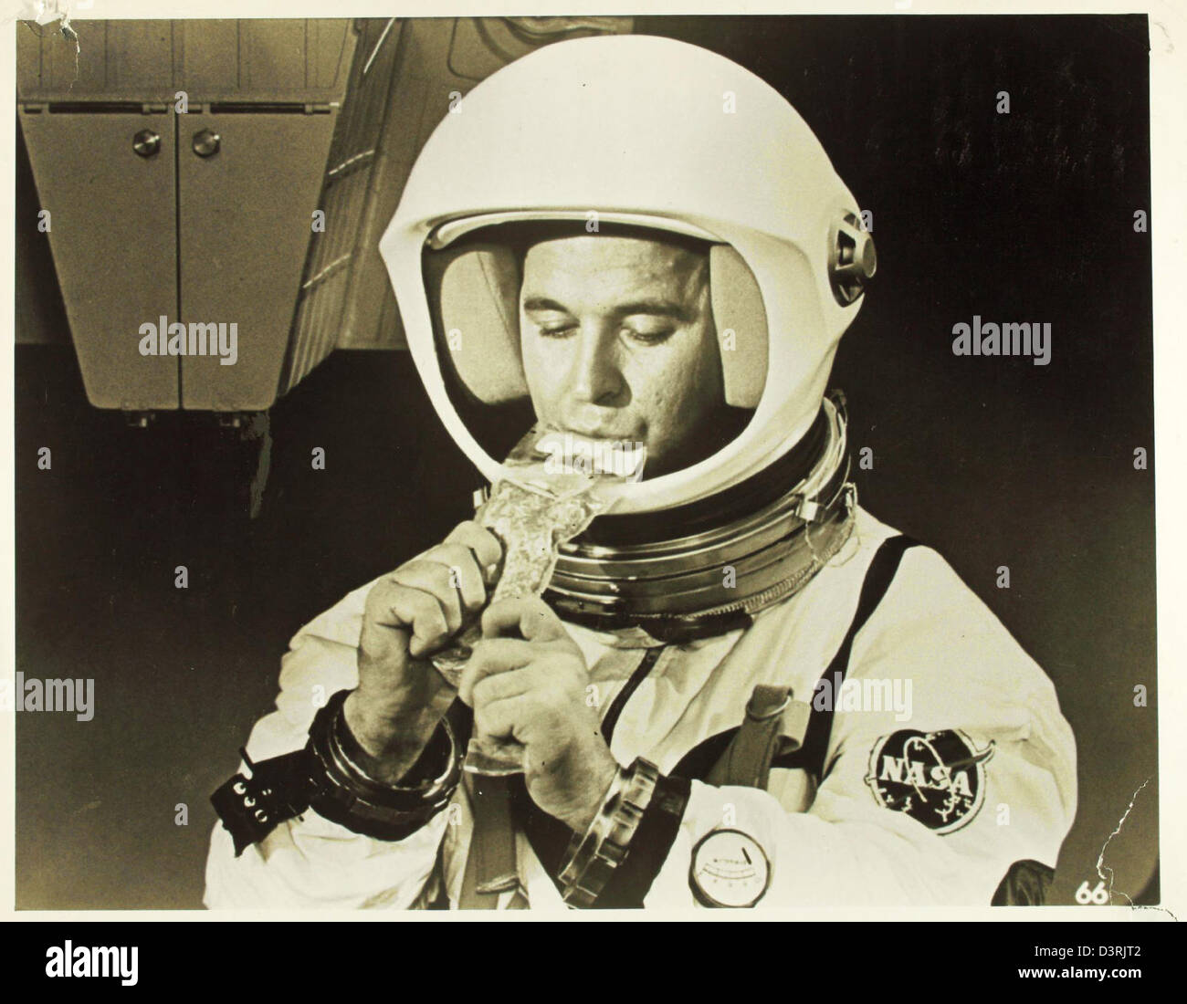 A high-resolution image showcasing a NASA space suit designed for space ...