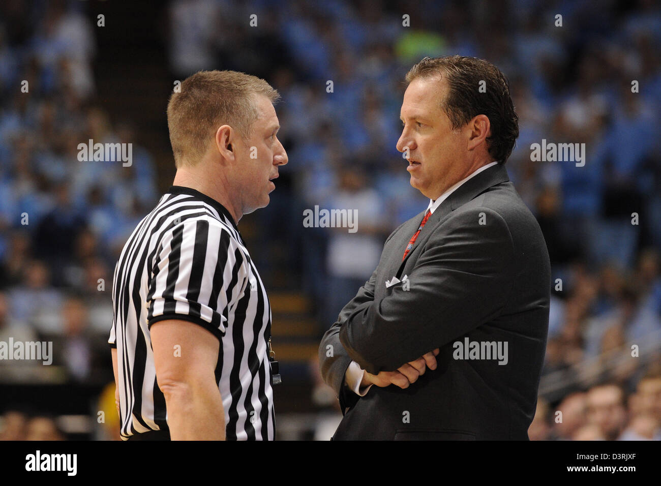 Chapel Hill, NC, U.S. 23rd Feb, 2013. North Carolina State Wolfpack ...